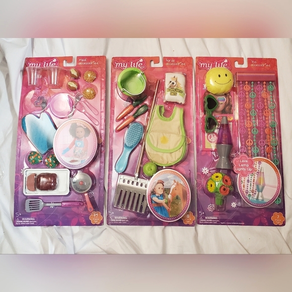 my life 18" dolls | Toys | 3 My Life As Horse Accessories Play Set Meal ...